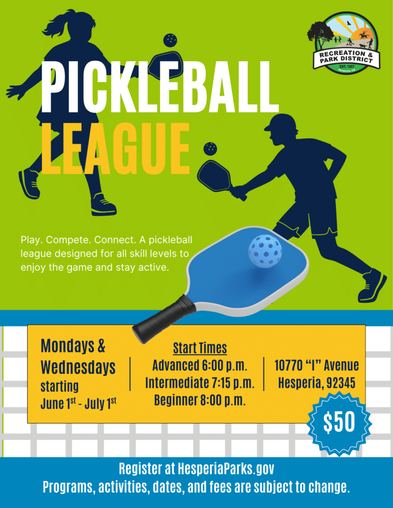 Youth & Adult Sports - Hesperia Parks & Recreation